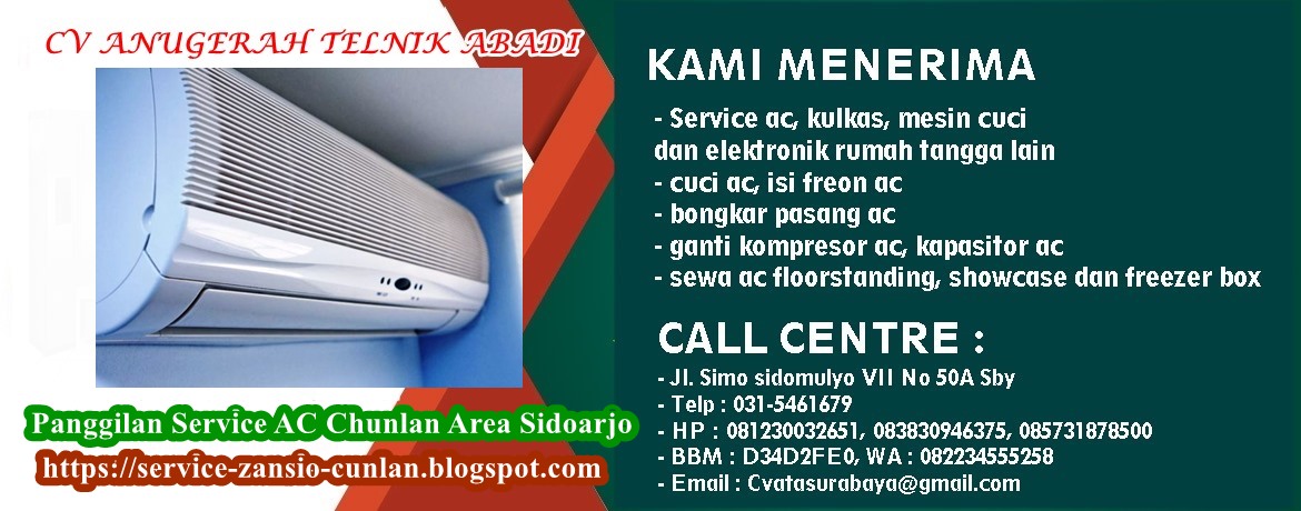 Service | Layanan,Repair | Perbaikan Cuci Ac Merk zansio-chunlan ...