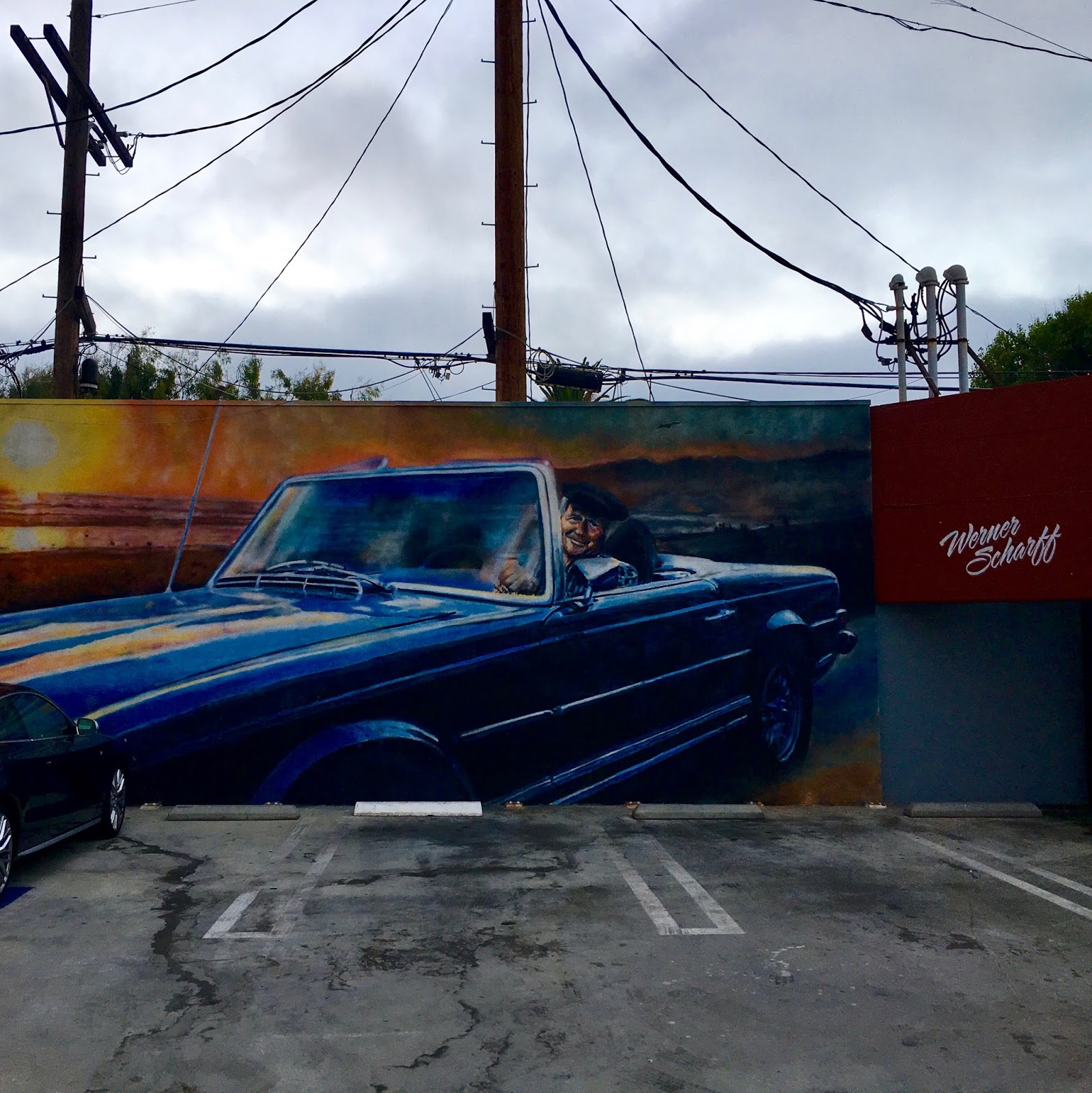 Blogtown: A Werner Scharff Tribute Mural By Jonas Never