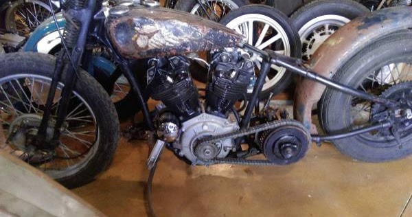 還暦すぎたおっちゃんが古いバイクと戯れ之図: 39 knucklehead on VL frame for sale