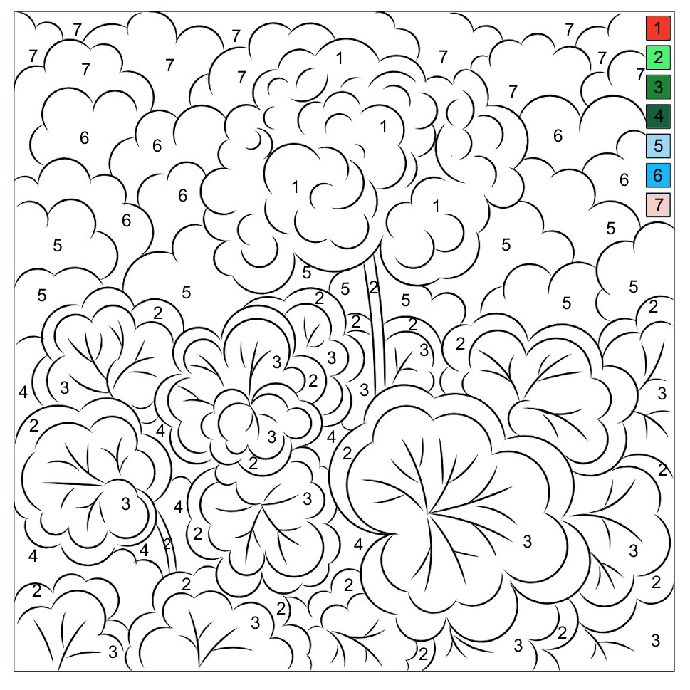 Geranium Coloring Pages Coloring Pages