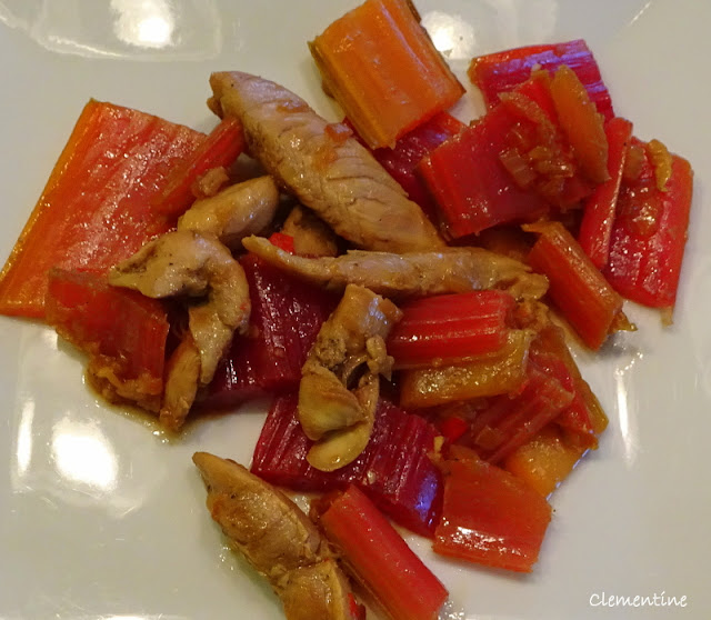 Le blog de Clementine: Sauté de poulet aux blettes colorées