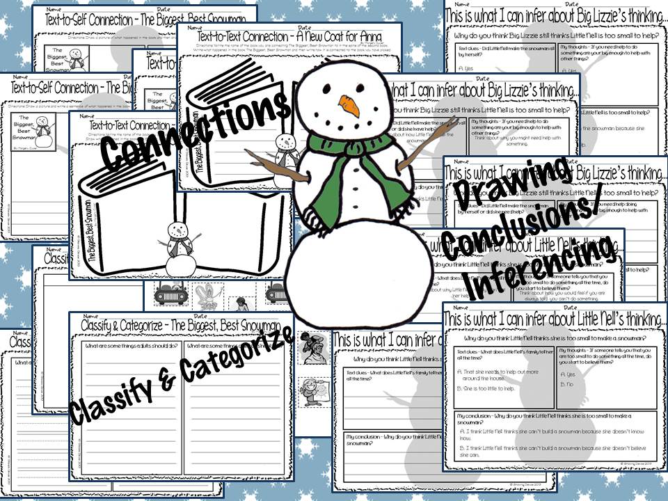 The Biggest, Best Snowman by Margery Cuyler - Teaching Ideas | The ...