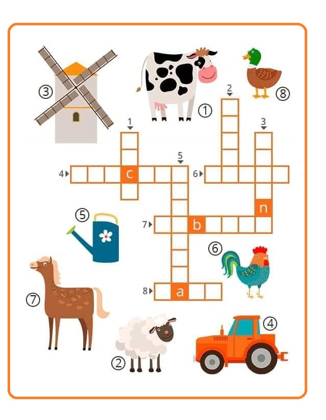 SOPA DE LETRAS DE LA GRANJA