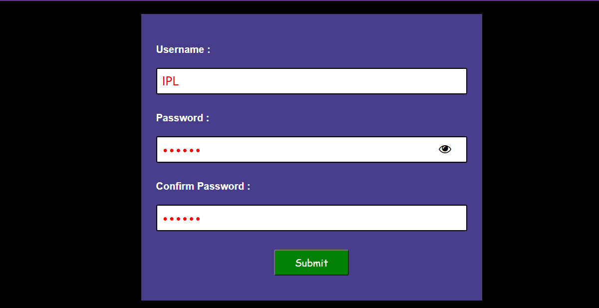 Toggle Password Visibility Using Javascript Coding