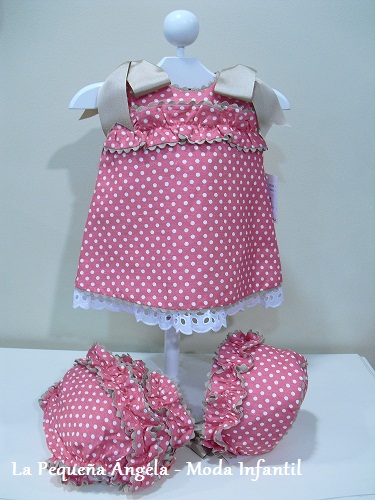 LA PEQUEÑA ANGELA: NINI MODA INFANTIL. CAMEL Y ROSA