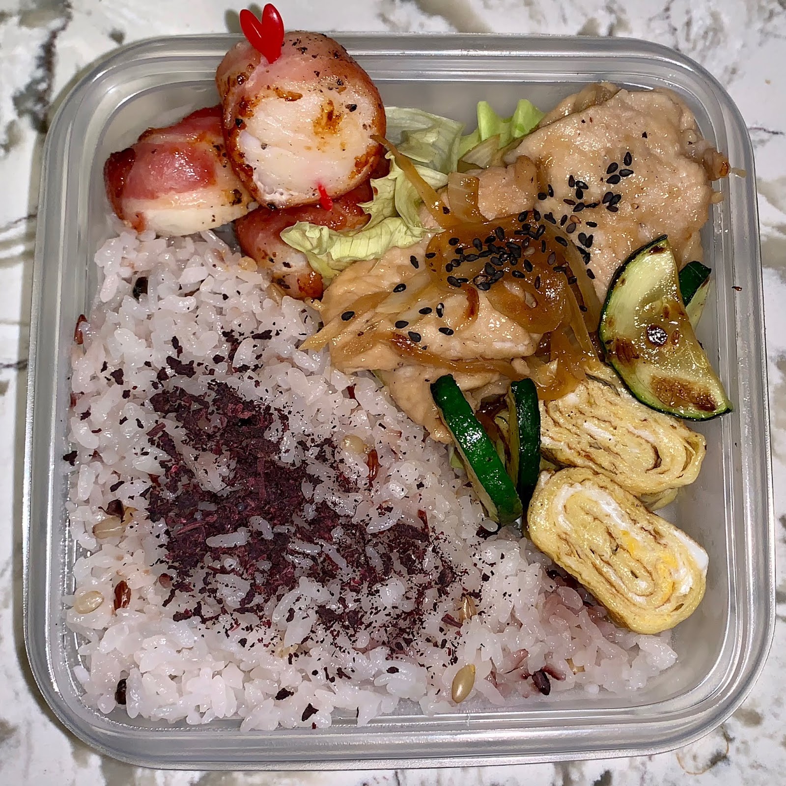 Ginger Pork Bento 豚肉生姜焼き弁当