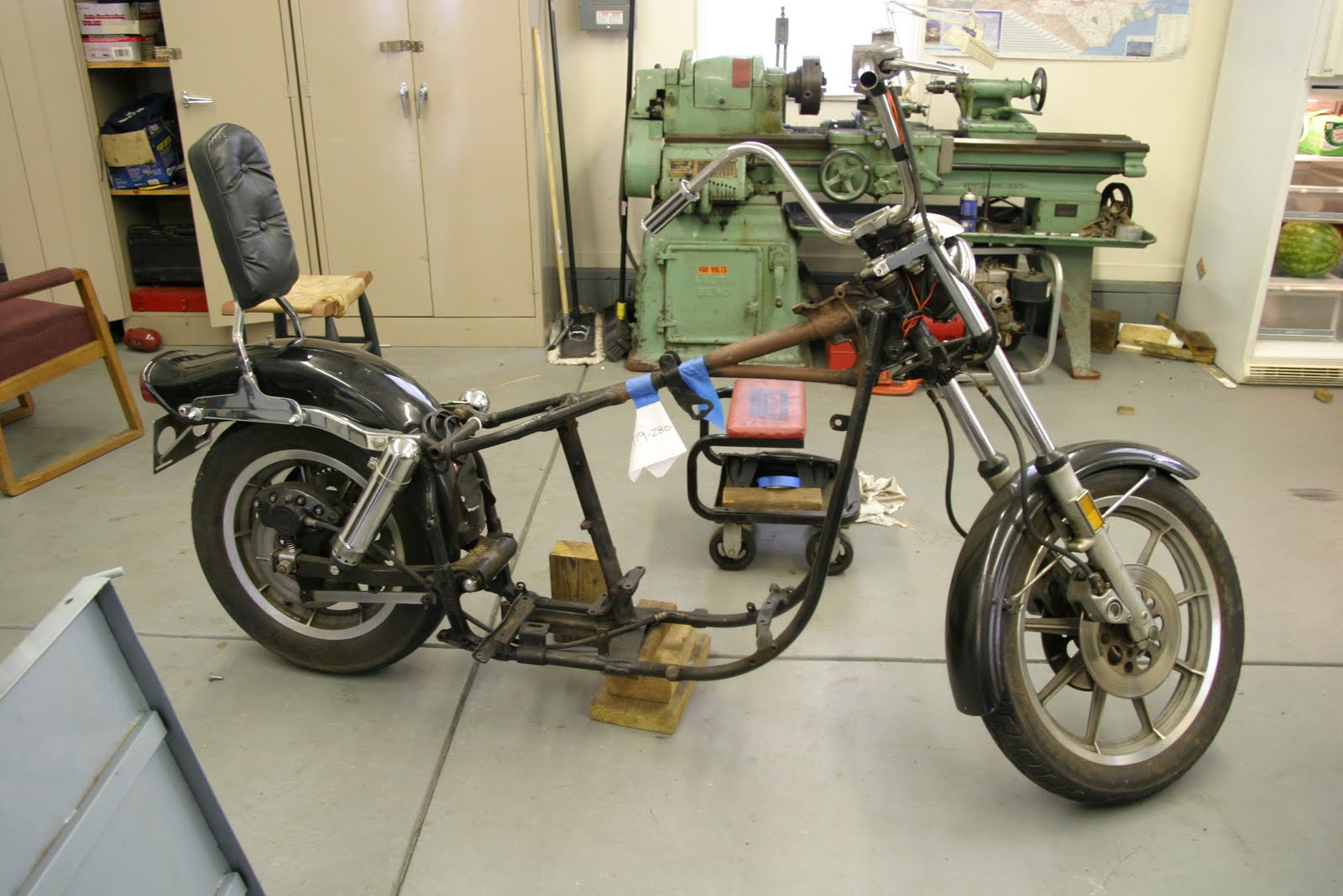 Pooter Girl: 1958-1964 Panhead Swingarm Frame