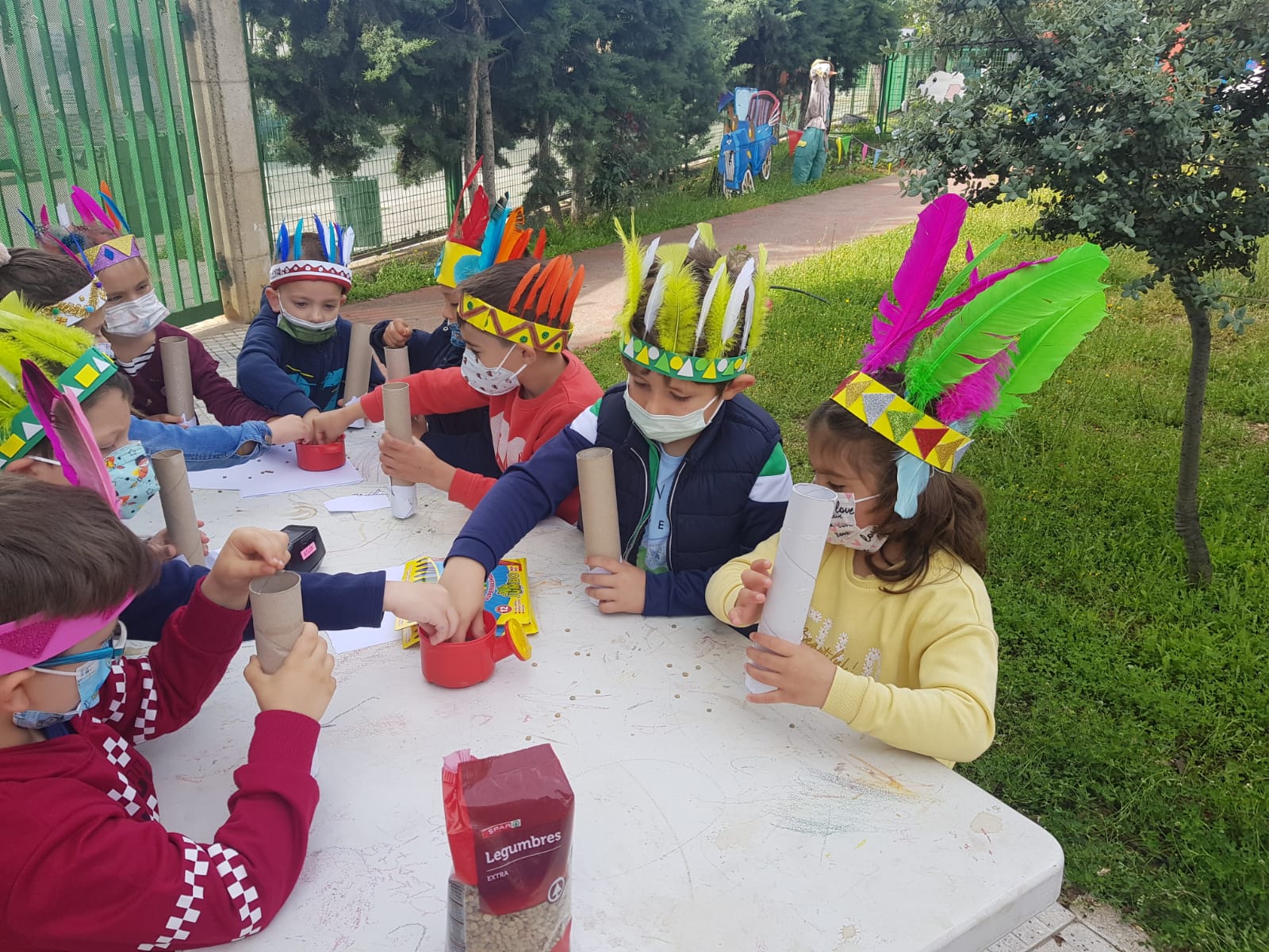 EDUCACIÓN INFANTIL CEIP PADRE MANJON: FIN DE PROYECTO LOS INDIOS