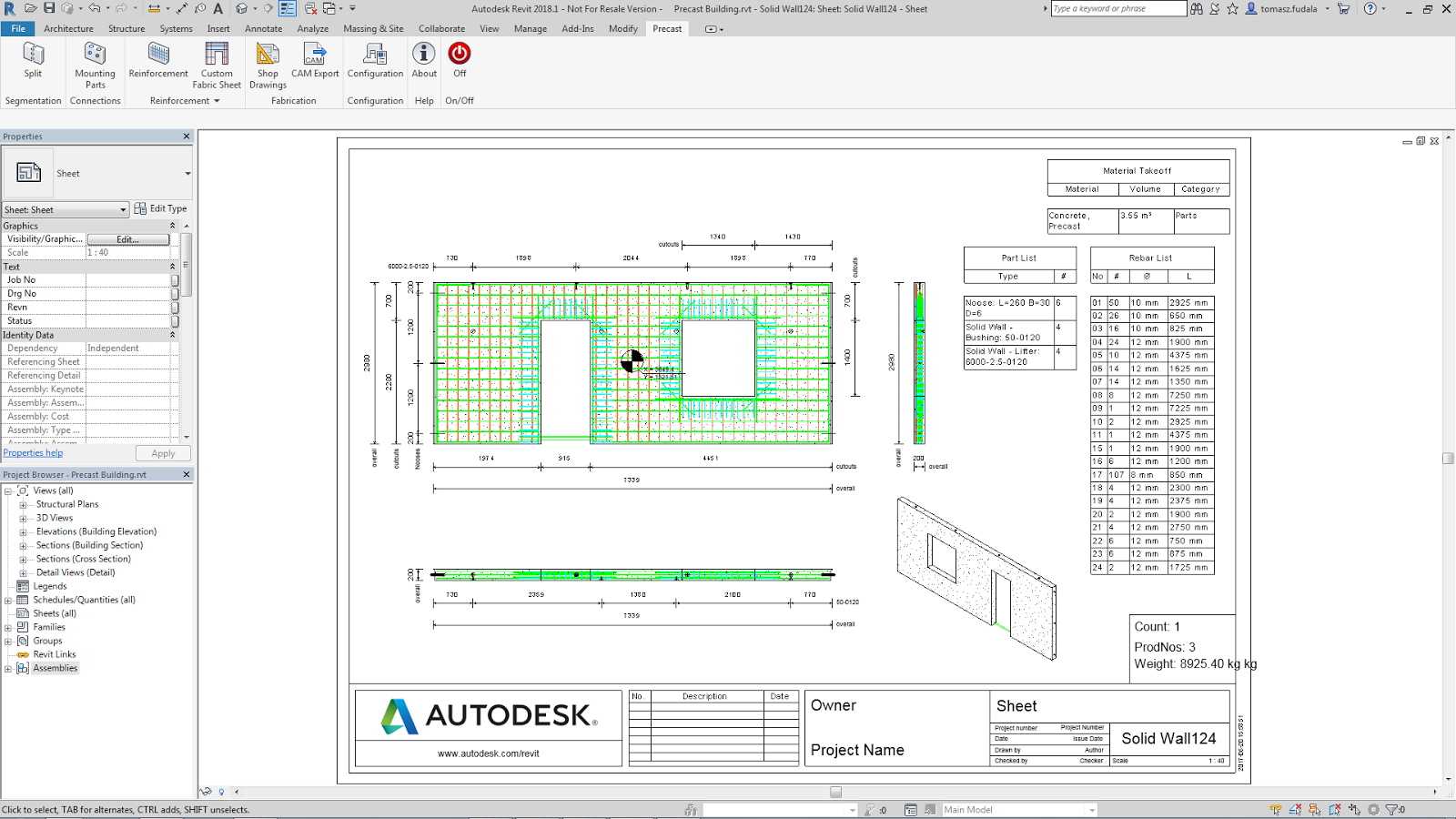 Revit Add-Ons: Structural Precast Extension for Revit 2018 Revit Add-Ons: Structural Precast Extension for Revit 2018