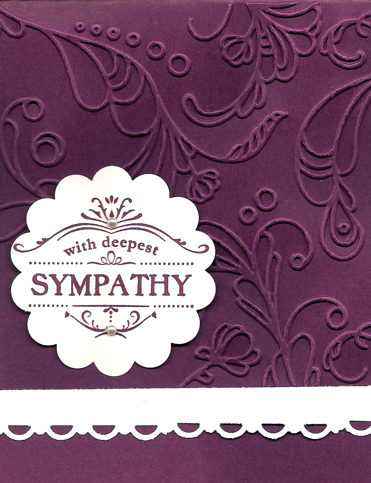 Creative Moments with Louise: Elegant Lines Sympathy Card