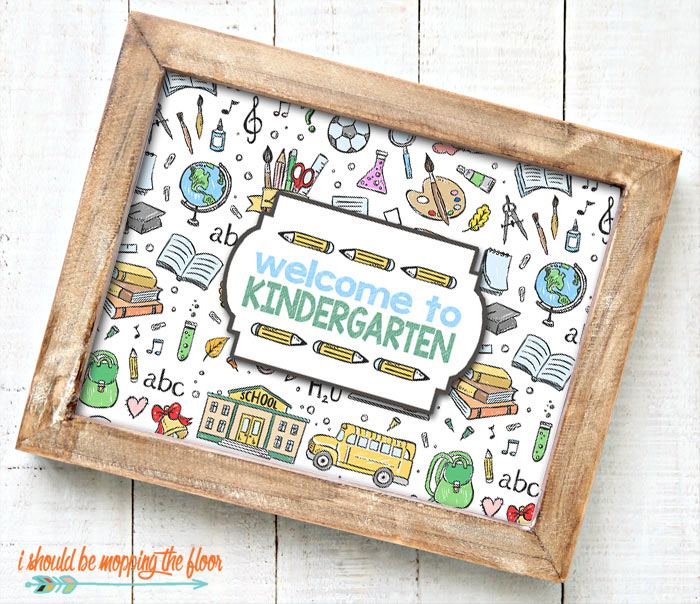 Welcome To Pre K Sign