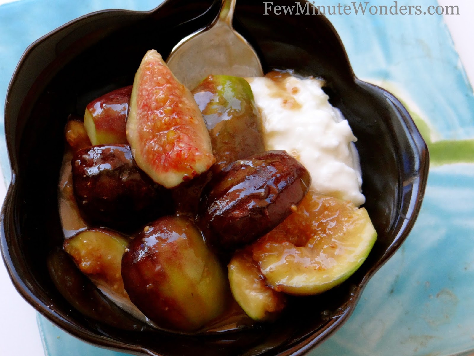 Caramelized Figs : An Awesome Topping - Few Minute Wonders