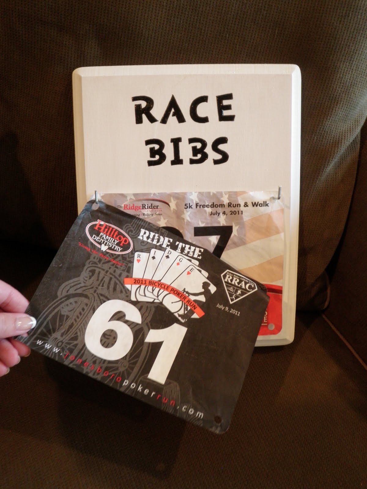 Kara's Kustom Art: Race Bib Holders