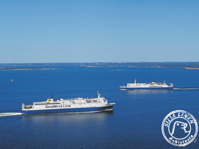 Merellä @ www.valkeatlaivat.net : Siljan Turun laivat / SeaWind Line ...
