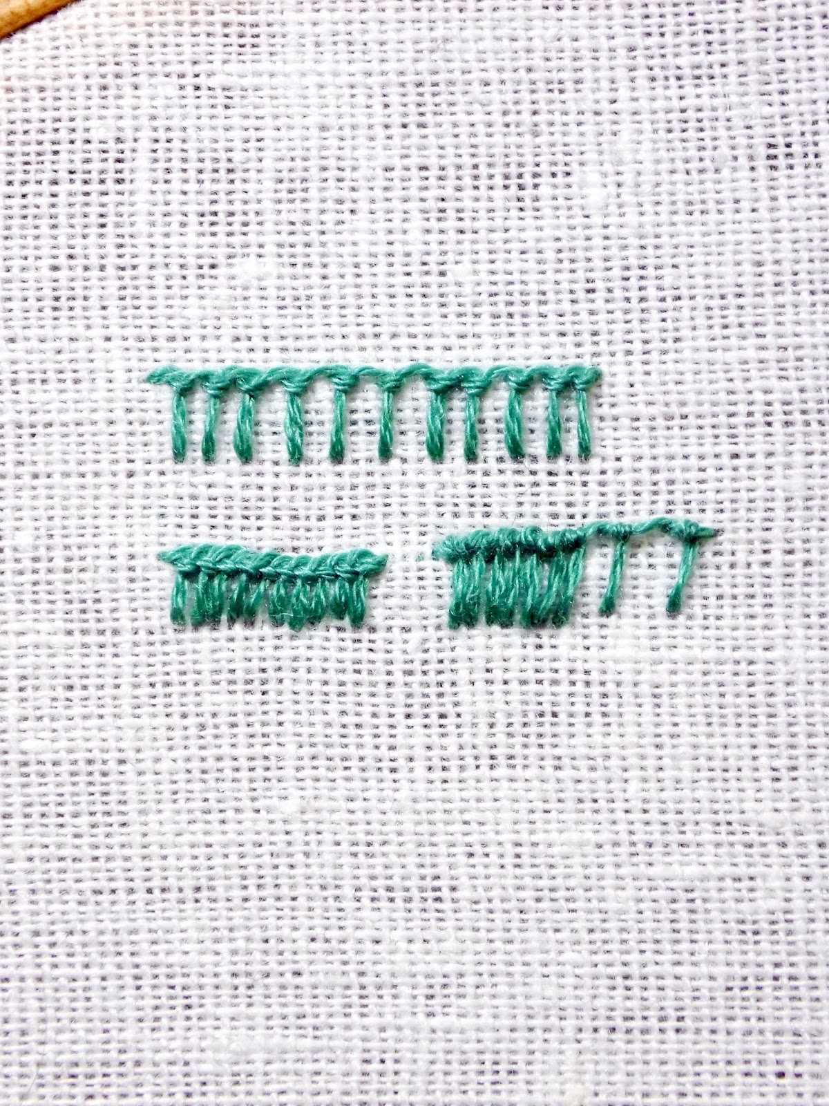 Tailor's buttonhole stitch - Stitch Floral