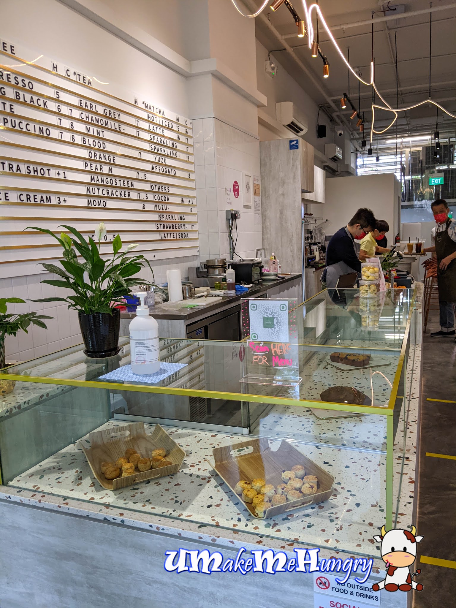 Entrance and Scan your Menu with their QR code