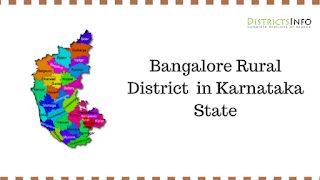 Bangalore Rural District With Talukas in Karnataka State