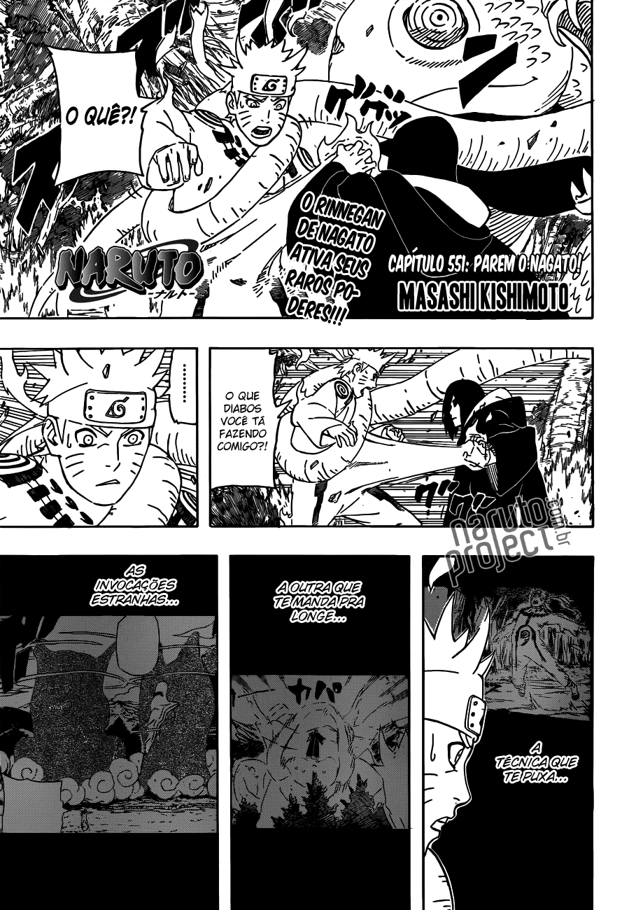 Naruto Show: Naruto Mangá 551