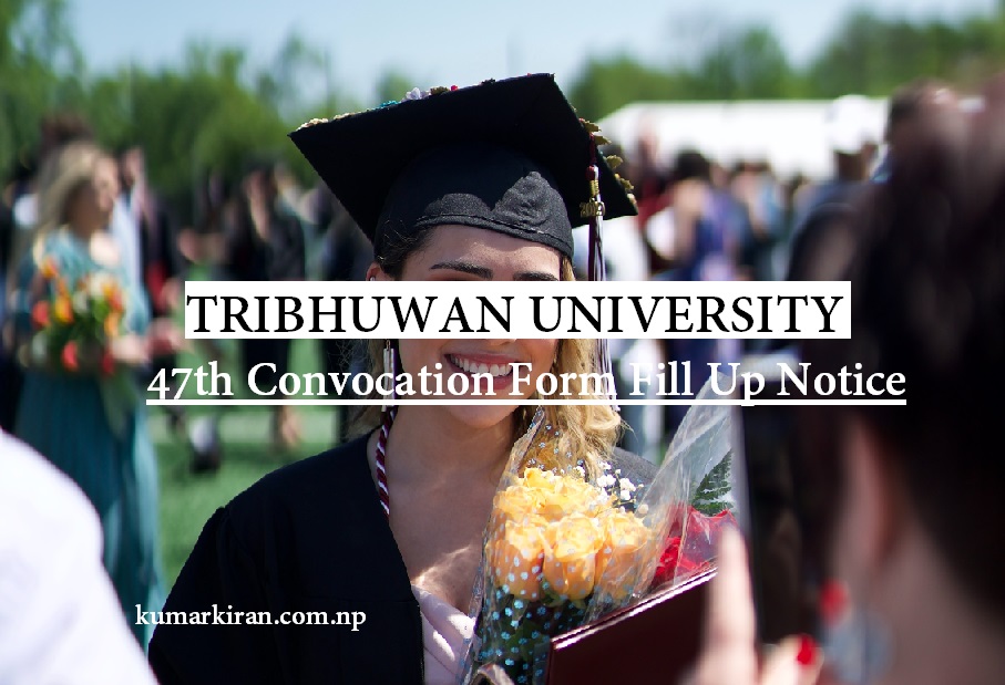 47th Convocation Notice By TU