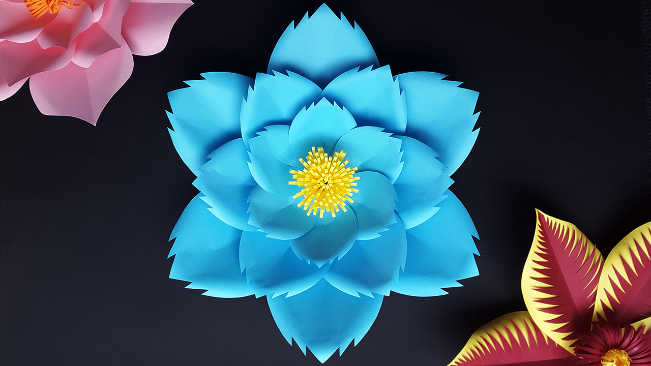 Colors Paper Easy Paper Flower Backdrop Tutorial With Free Template colors-paper-easy-paper-flower-backdrop-tutorial-with-free-template