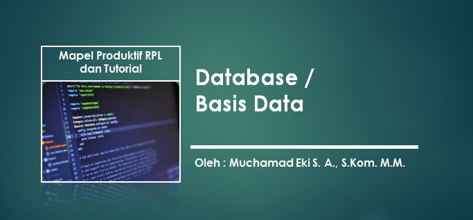 Pengertian Database dan Contoh Aplikasinya ~ Media Belajar Daring dan ...