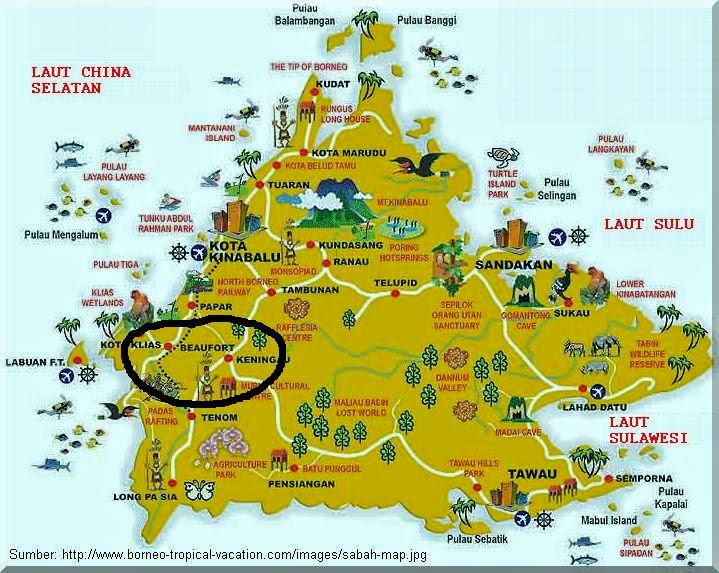 Tertunailah Hasrat Di Hati: Travel : Kota Kinabalu-Papar-Kimanis-Beaufort