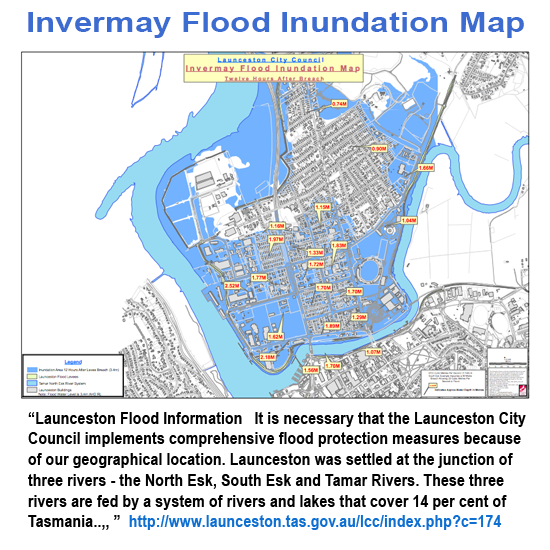 Tasmanian Ratepayers: What Kind of Flooding Is Launceston Actually ...