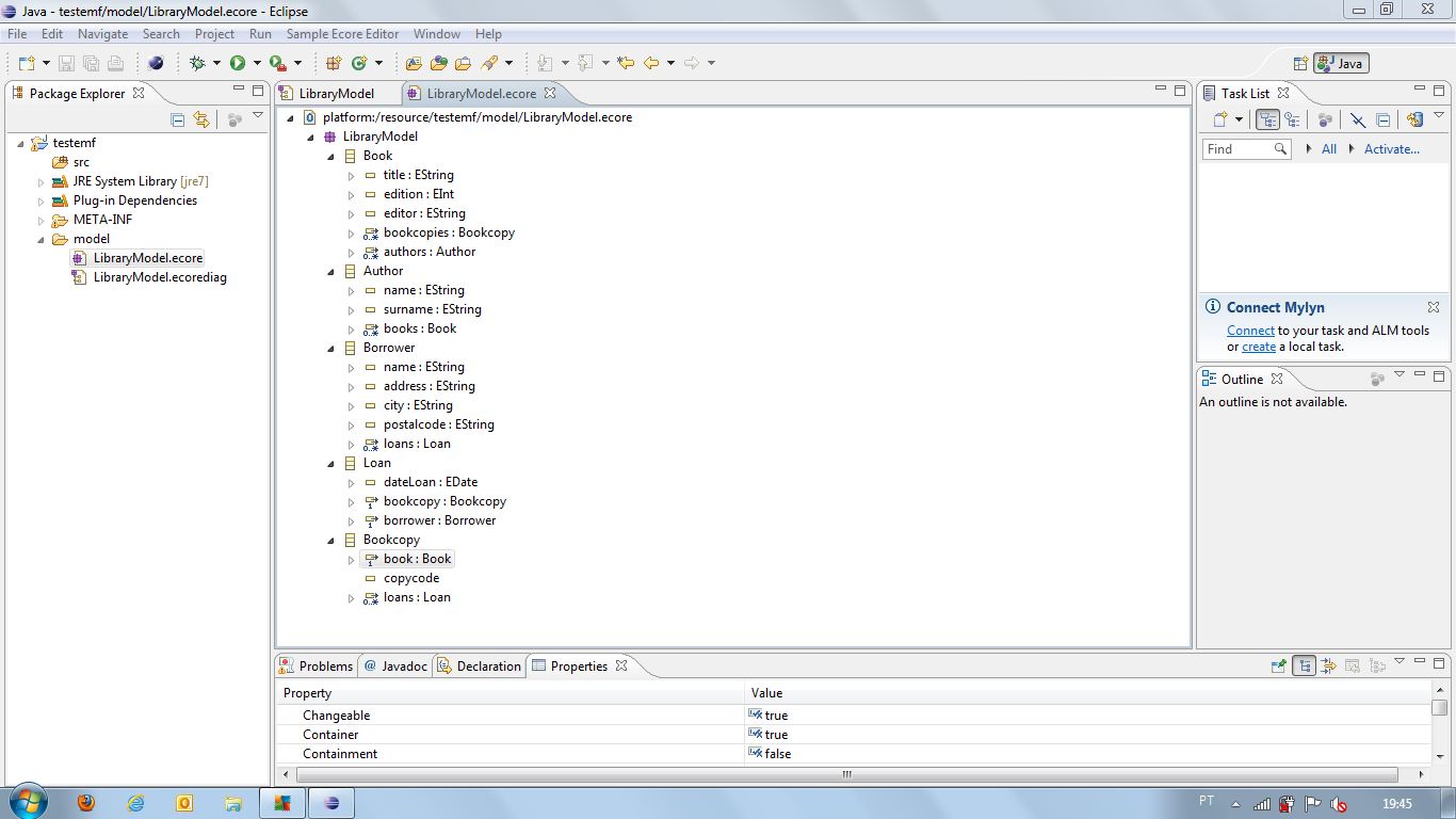 Practical Software First Eclipse Modeling Framework Emf Example 2
