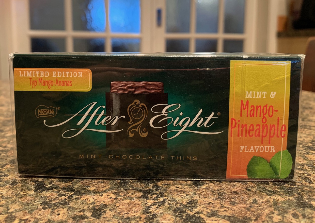 FOODSTUFF FINDS: Limited Edition After Eight Mint & Mango-Pineapple (B ...