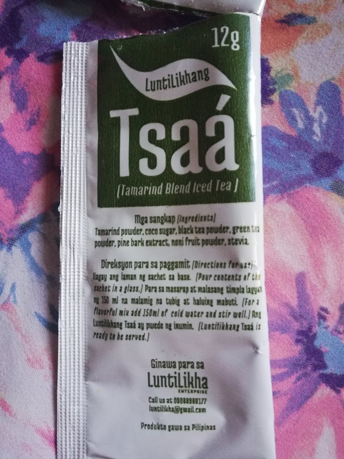 Cienanigans: LUNTILIKHANG TSAA TAMARIND BLEND ICED TEA