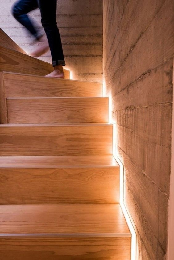 38 Top Popular Light Stairs Ideas You Must Try | ARA HOME