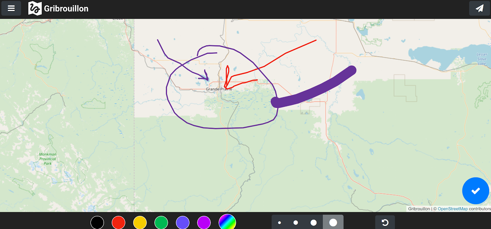 Gribrouillon – Freehand Drawing on Online Maps – Free Technology For ...