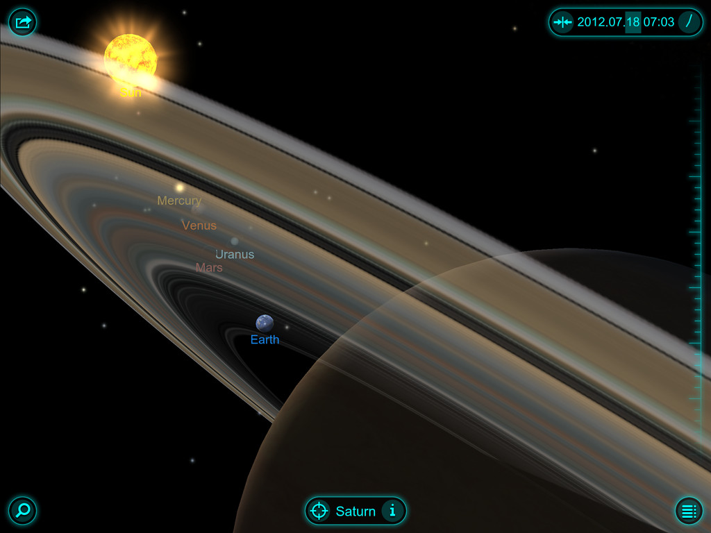 Apps do iPad: Solar Walk - 3D Solar System model