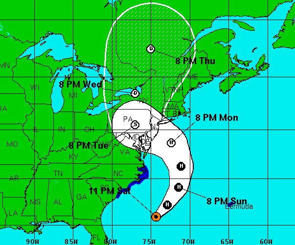 Doug Ross @ Journal: LATEST STORM TRACK: Hurricane Sandy
