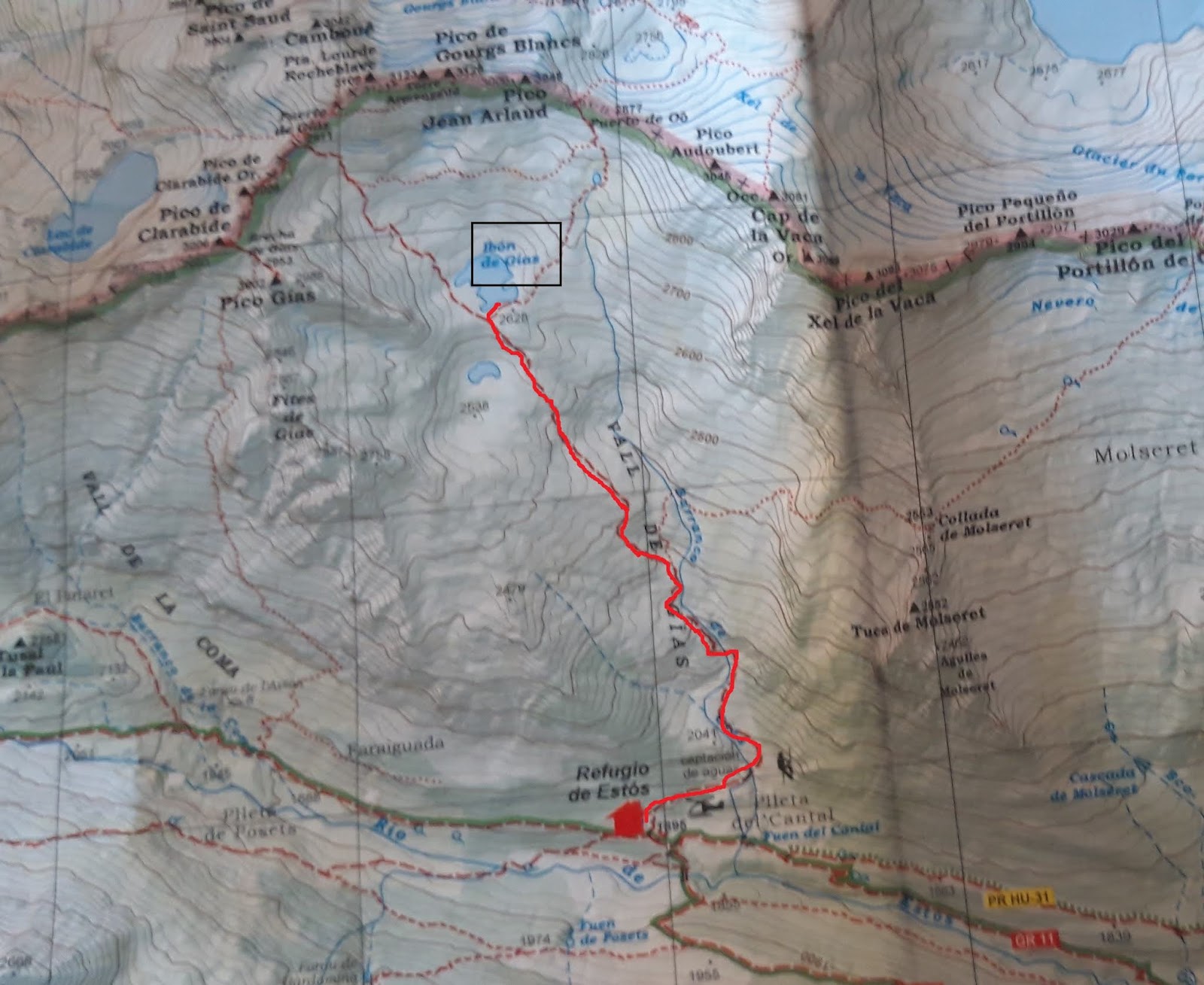 MONTAÑAS DE AYER Y DE HOY: BENASQUE - Ibón de Gías 2.628m en BTT-trail