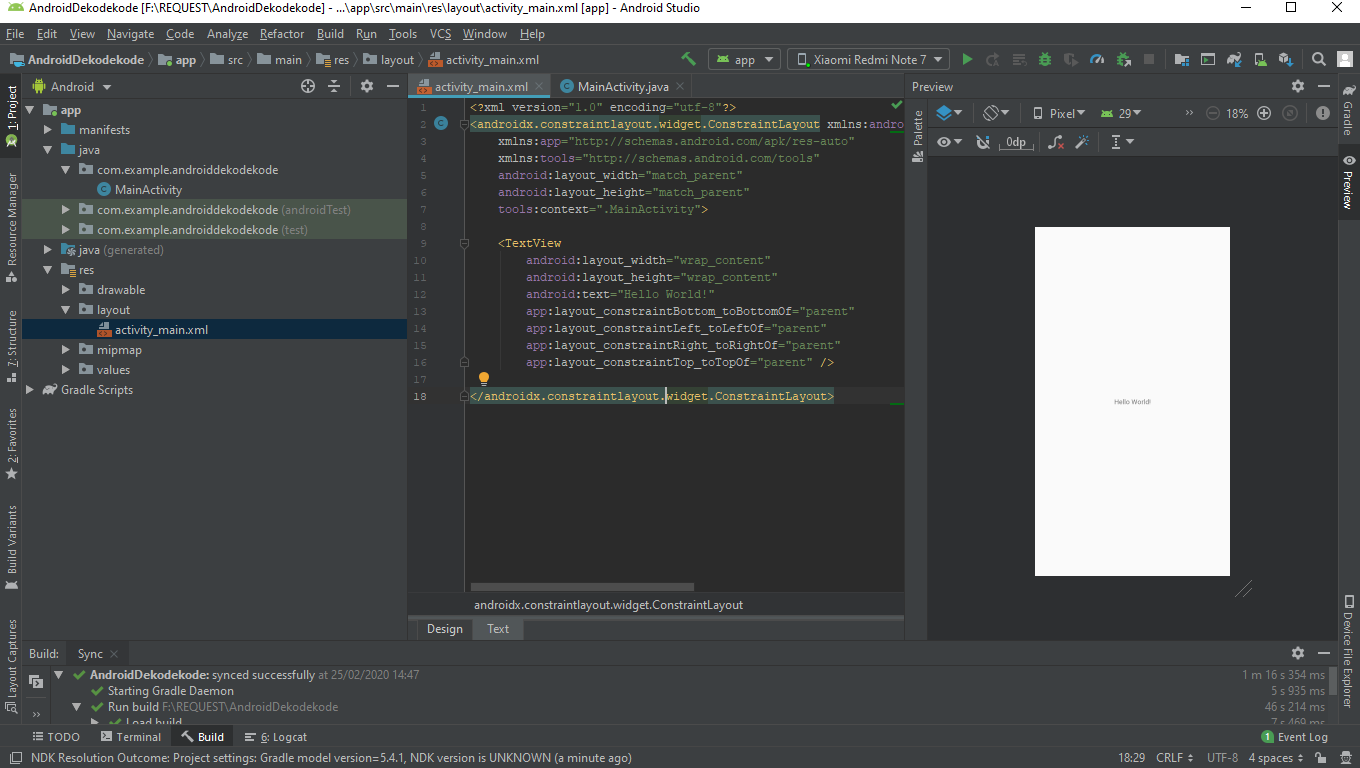 Tutorial Membuat Project Baru di Android Studio - Ngodingdulu.com Tutorial Membuat Project Baru di Android Studio - Ngodingdulu.com