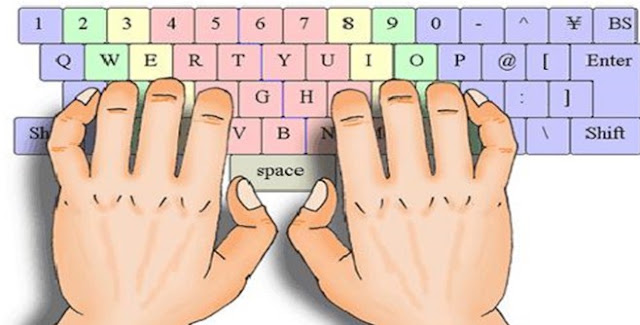 Cara mengetik 10 jari tanpa melihat keyboard - MAENMASAAN