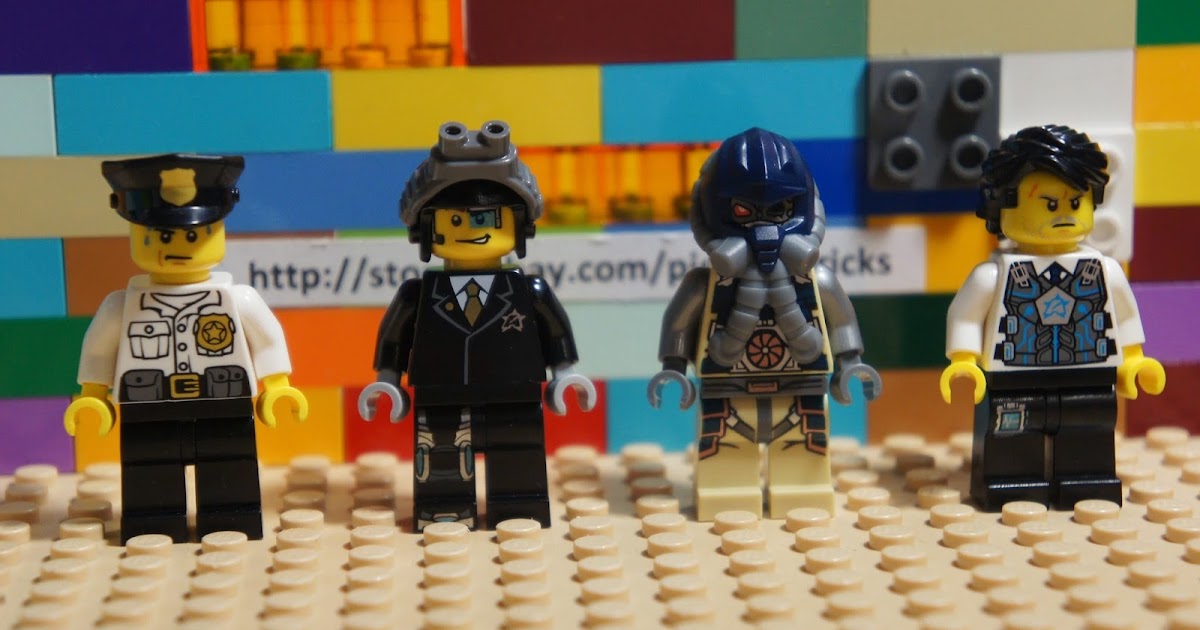 LEGO Ultra Agents 4x Minifigs - Astor Guard - Jack Fury - Curtis Bolt ...
