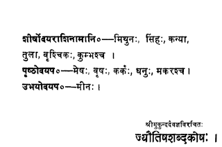 Hindu Astrology: Parashara: Charts and Tables