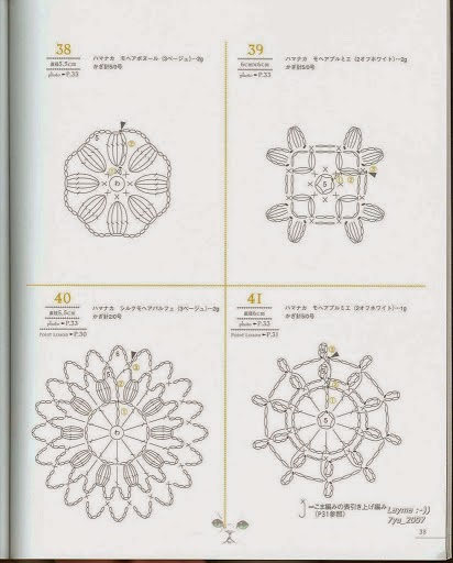 Irina: Mini Motif Crochet PATTERNS. BOOK (Japan).