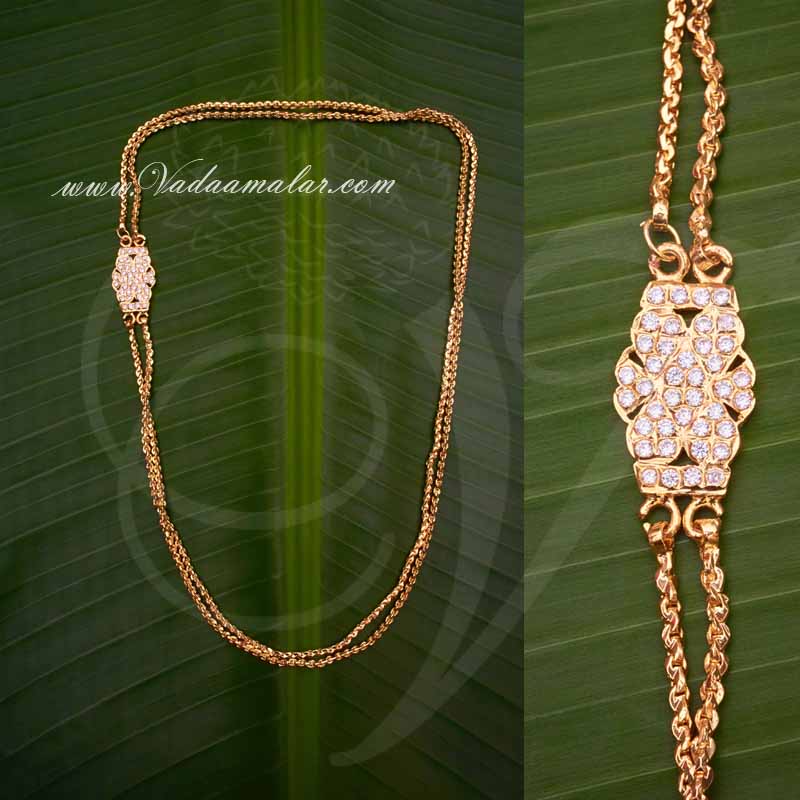 South Indian Jewellery: Mugappu Chains Indian Pendants