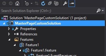 SharePoint Home: Deploying SharePoint 2016 master pages using visual studio farm solution