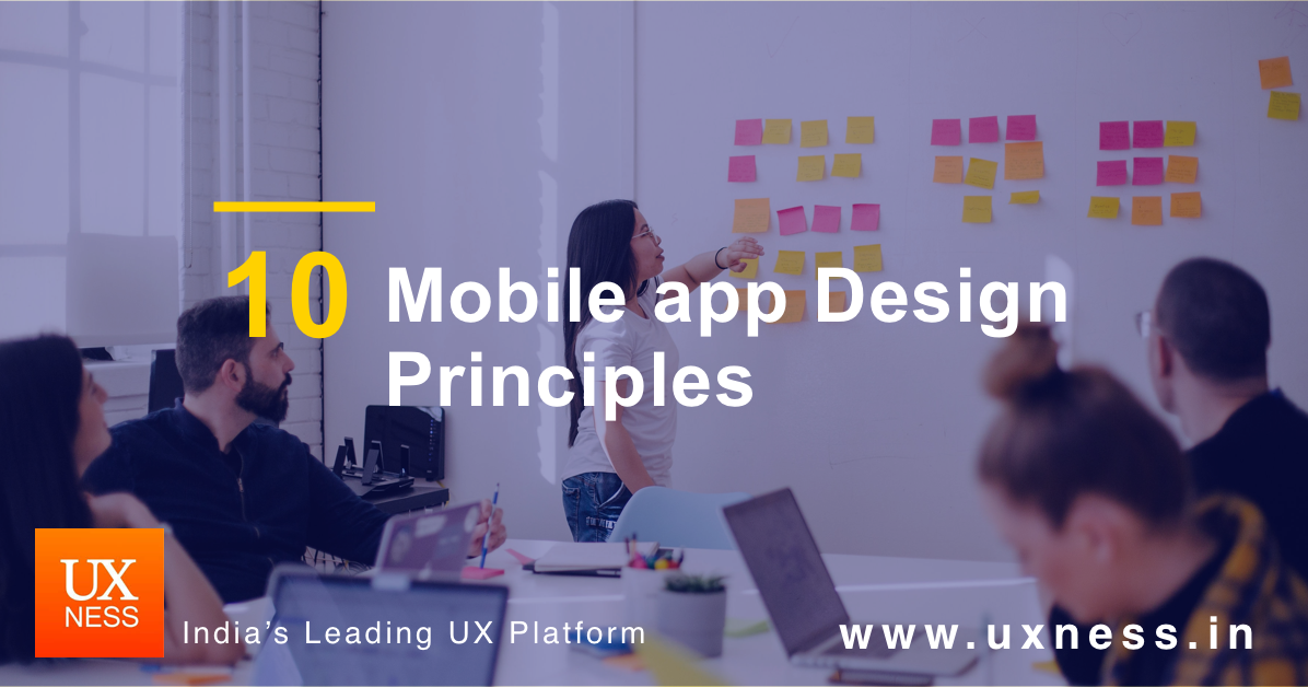 10 Mobile app Design Principles ~ UXness: UX Design, Usability Articles, Course, Books, Events