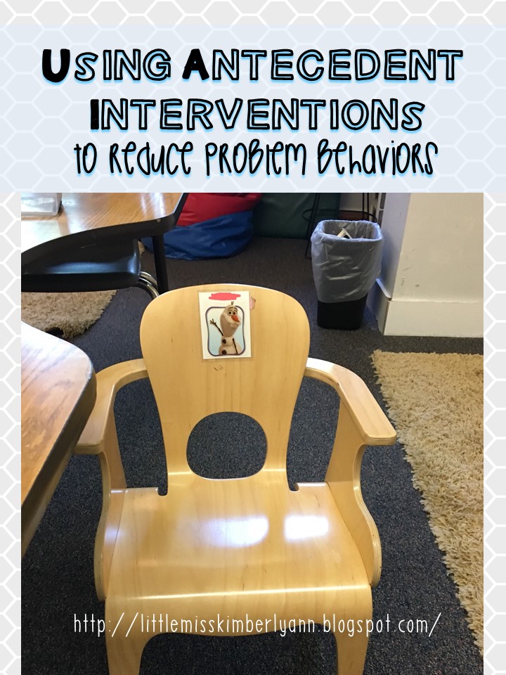 Little Miss Kim's Class: Using Antecedent Interventions in Special ...