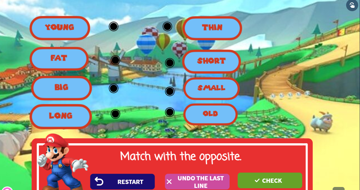 Materiais Genially: Super Mario - Atividade Inglês - Reutilizável