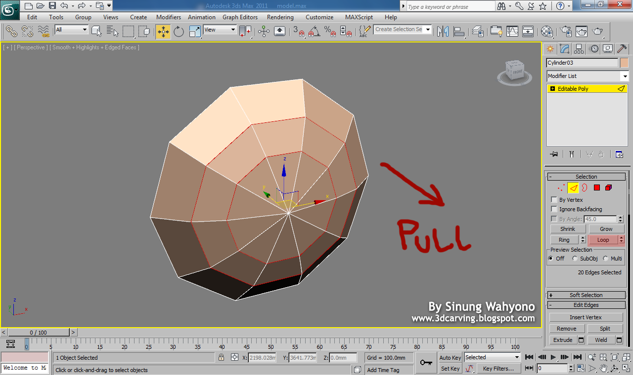 3d Carving: 3d Carving Basic Technique 05
