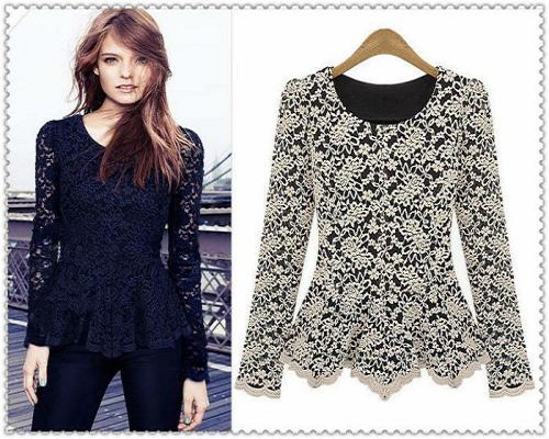 Model baju brokat terbaru muslim terusan kombinasi batik lengan pendek ...