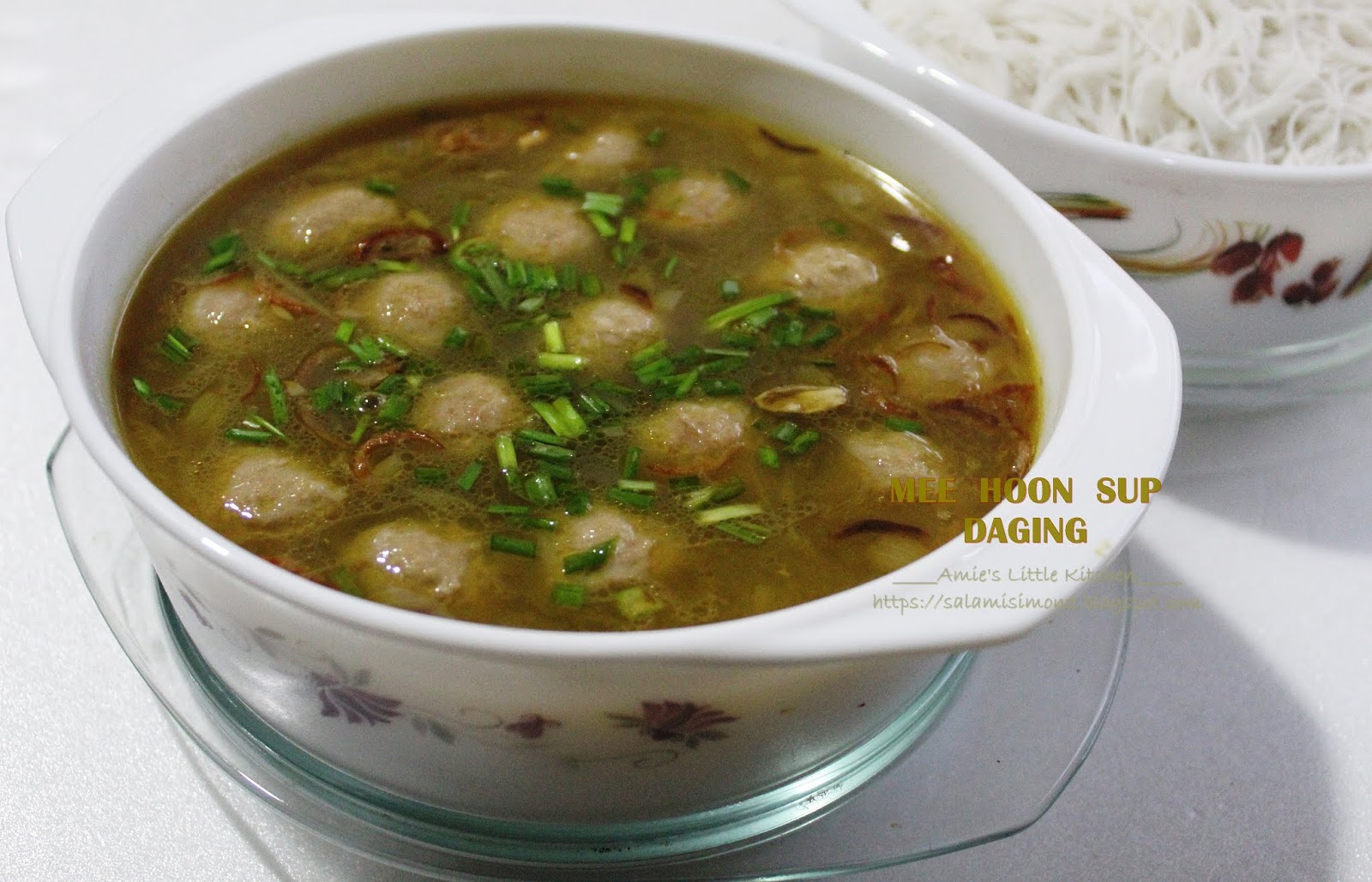 Mee Hoon Sup Daging - Amie's Little Kitchen