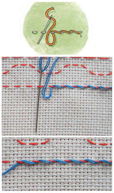 Кольорові барви: Прості декоративні шви. Частина 1