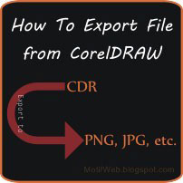 Cara Export File CorelDRAW (CDR) « Motif Web